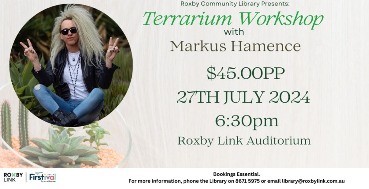 Grow Your First Terrarium with Markus Hamence - Firstival